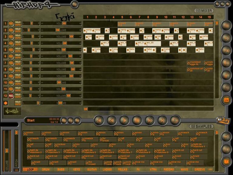 eJay Allstars Hip Hop 4 - Music Maker Software